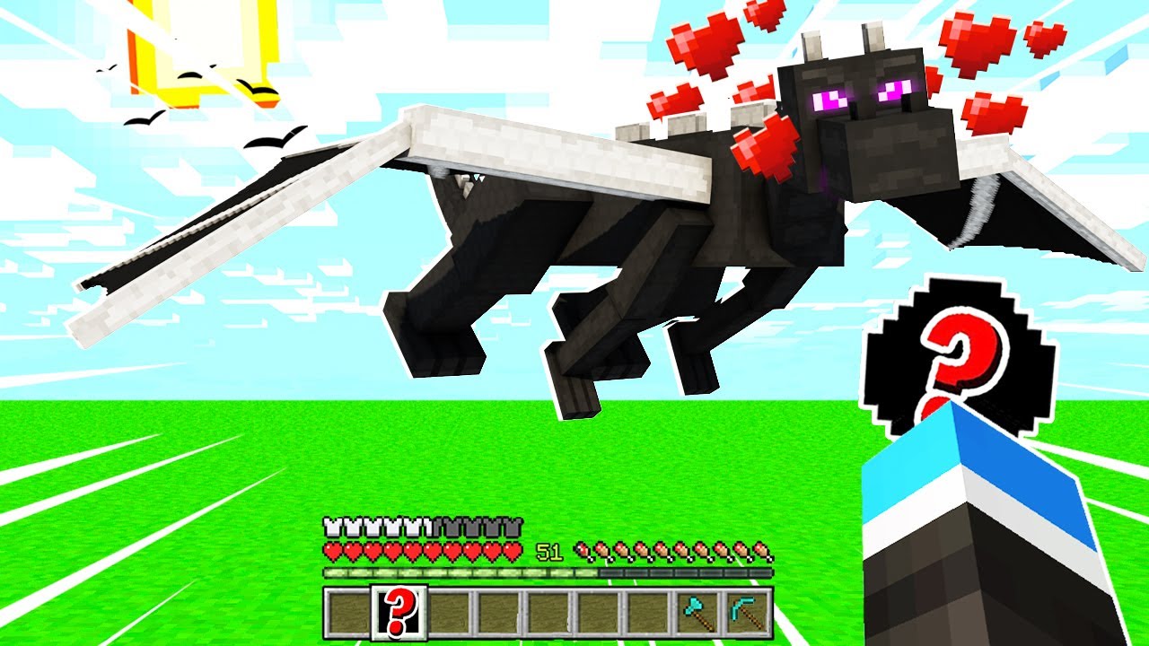 I Tamed The Ender Dragon In MINECRAFT! 😍🔥 - YouTube