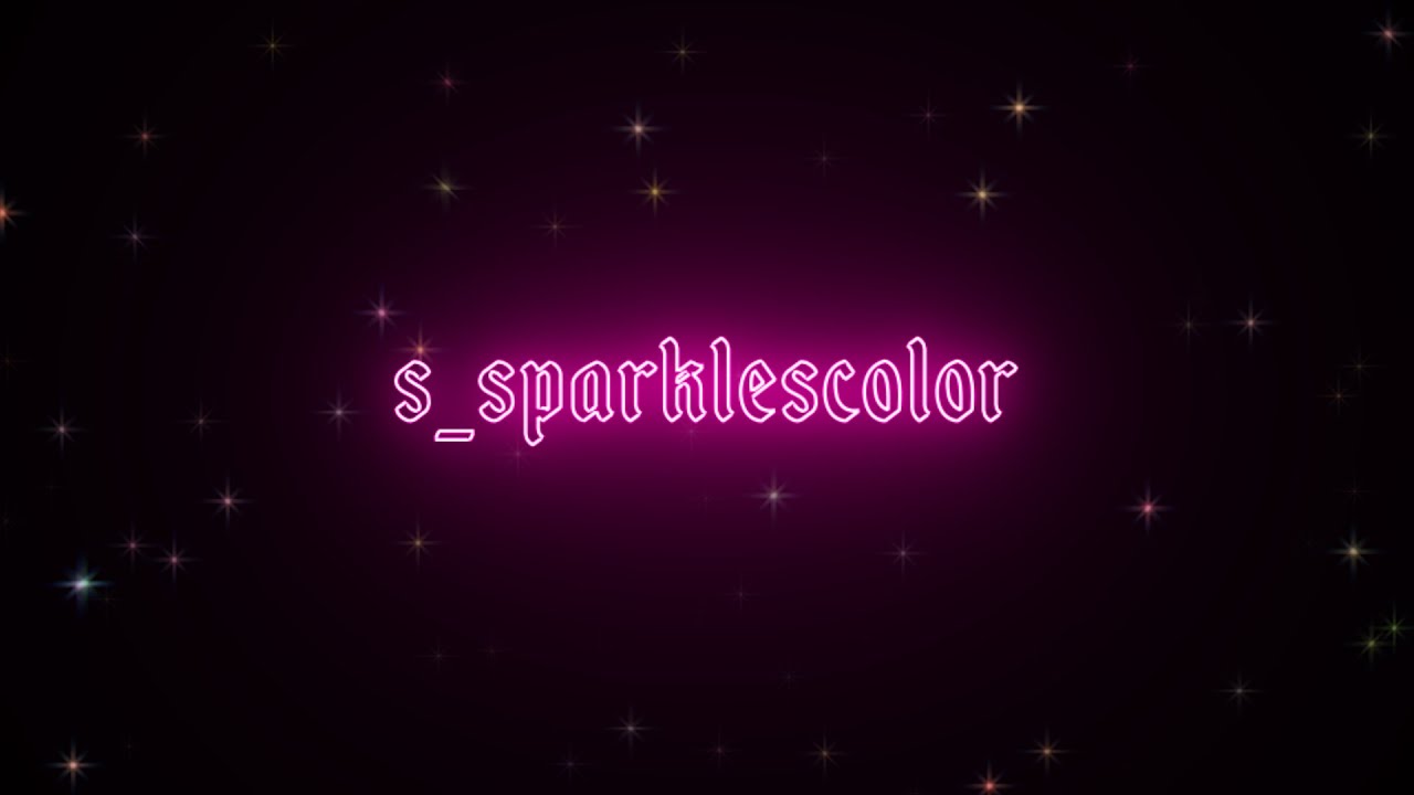 rainbow sparkles overlay | after effects s_sparklescolor - YouTube