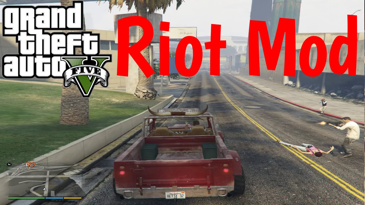 GTA V - Riot Mod / Disturbios - YouTube