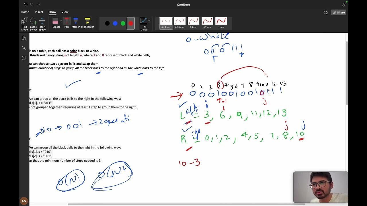 2938. Separate Black and White Balls || Greedy 🔥 || 2 Pointers 🔥 - YouTube