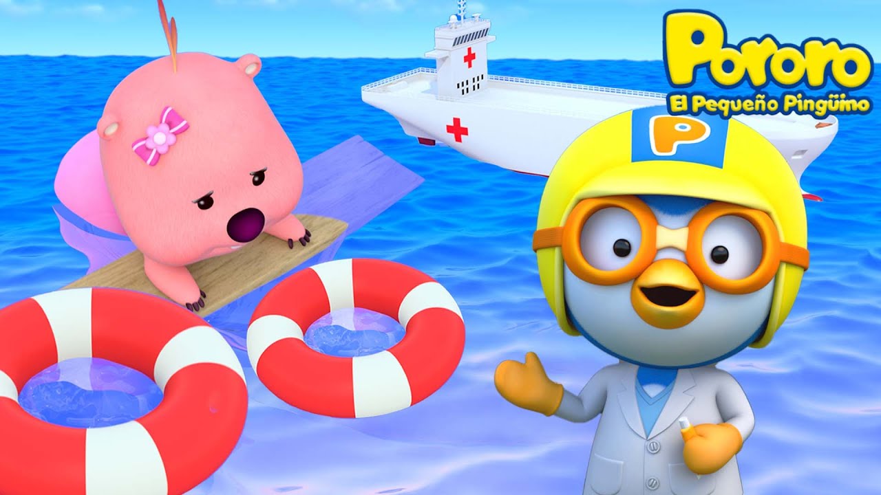 El gran hospital de barco en el mar del Doctor Pororo | Pororo en ...