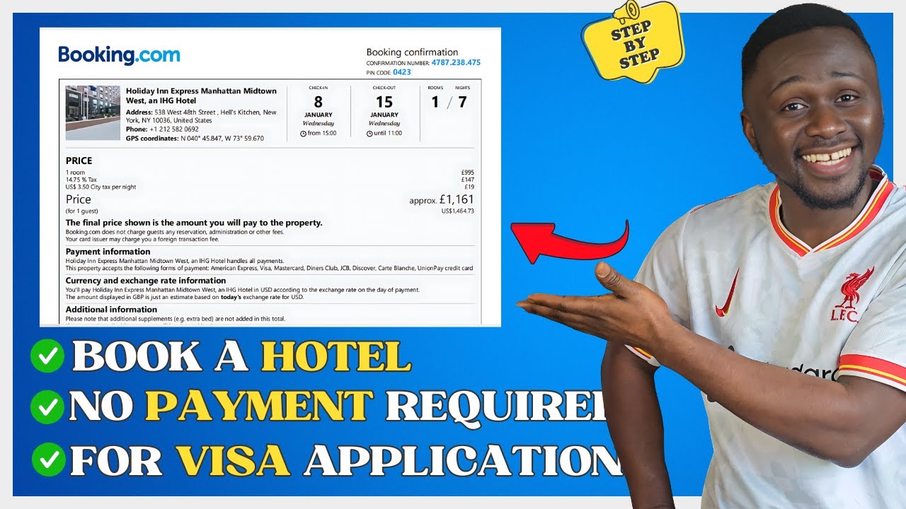 How to Book a Hotel for Visa application without Prepayment Needed! Travel Tips & Mistakes to ...