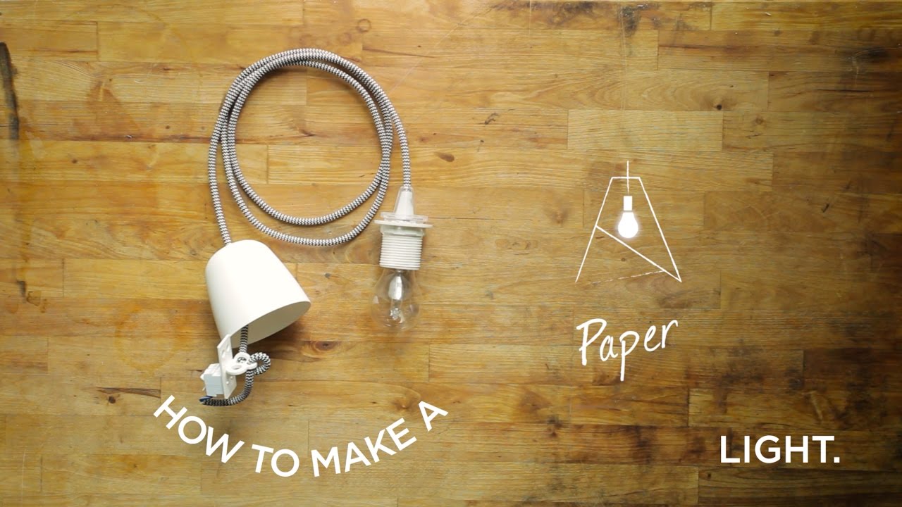 How To: Paper Light - YouTube