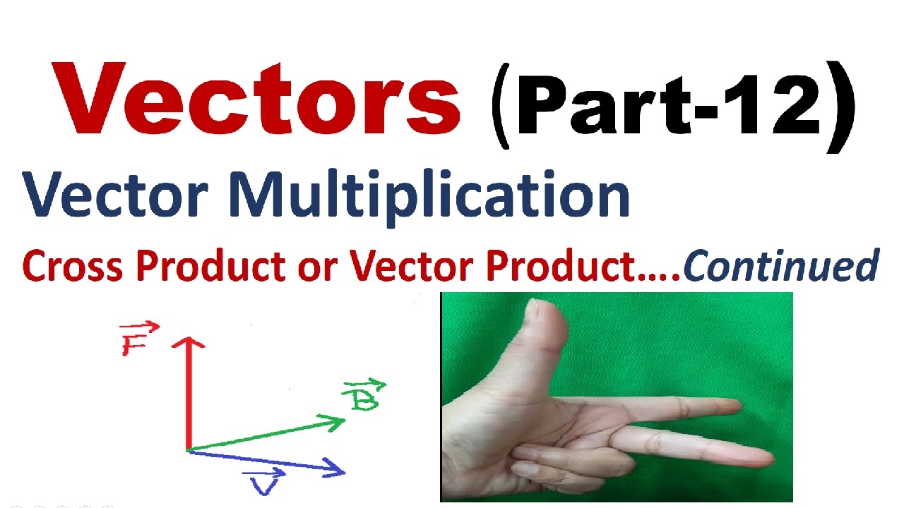 Vectors Part 12 To Find Direction Of Cross Product In Physics IIT vectors-part-12-to-find-direction-of-cross-product-in-physics-iit