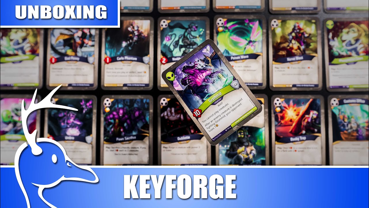 KeyForge - Deck Opening / Unboxing - (Quackalope Unboxing) - YouTube