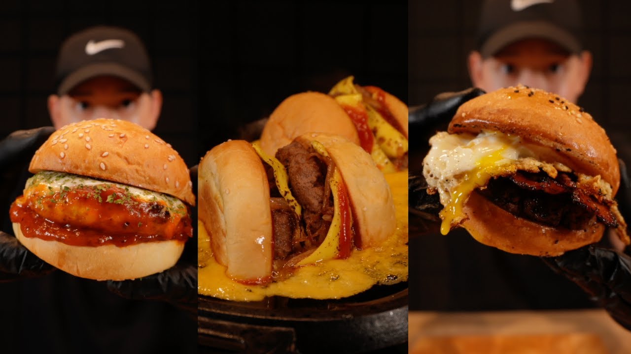 ASMR COOKING "Hamburger series" - YouTube