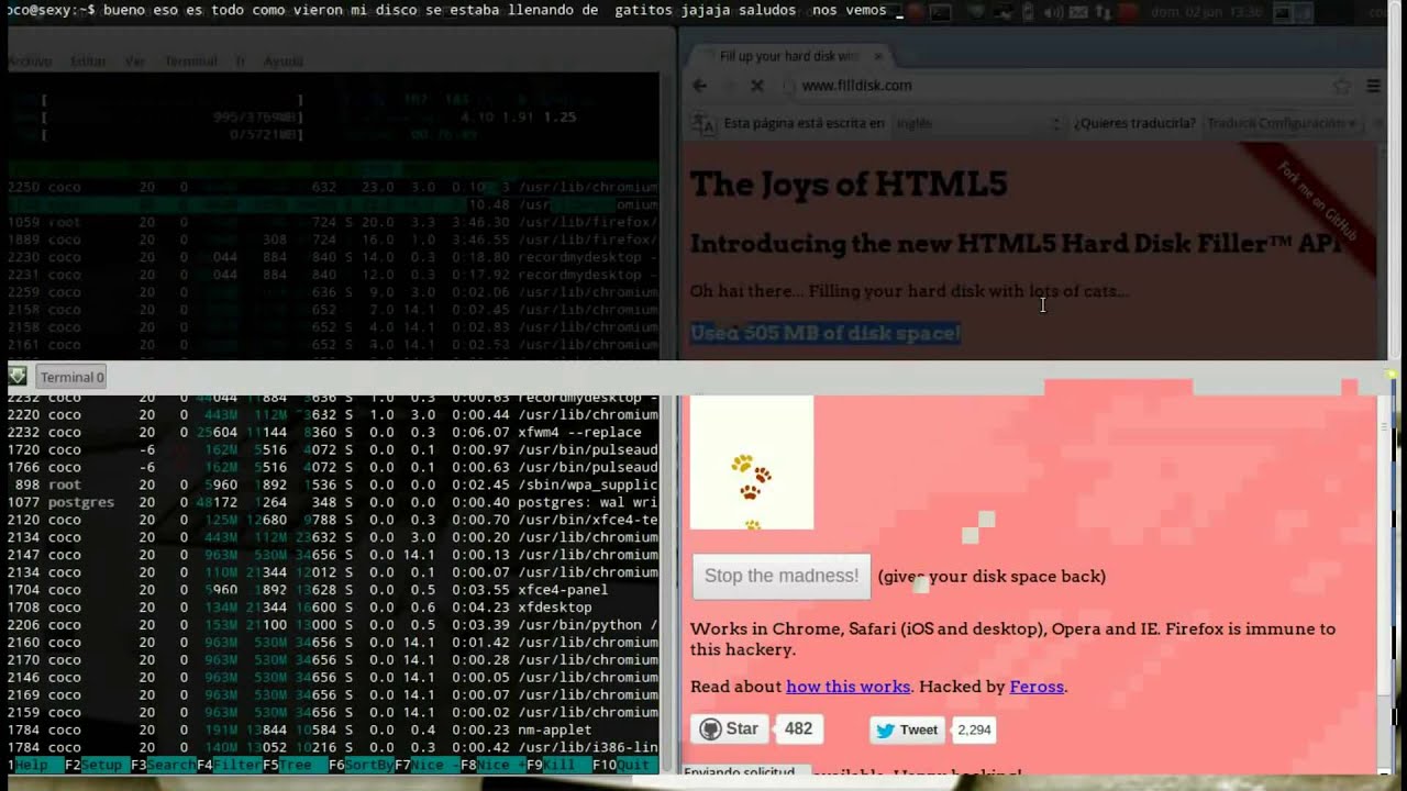 FillDisk HTML5 - YouTube
