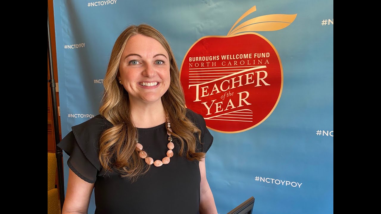 Leah Carper Wins NC Teacher of the Year 2022! - YouTube