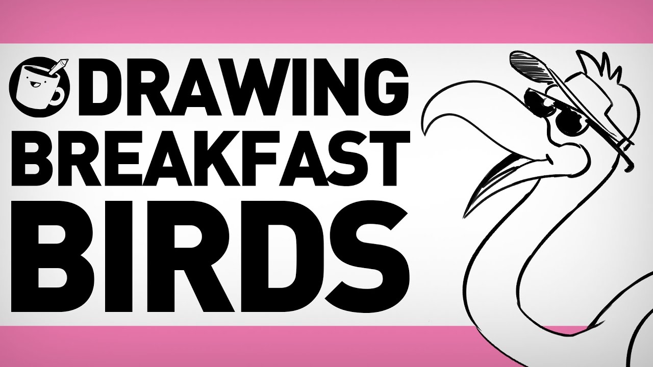 Drawing Birds Eating Breakfast - YouTube
