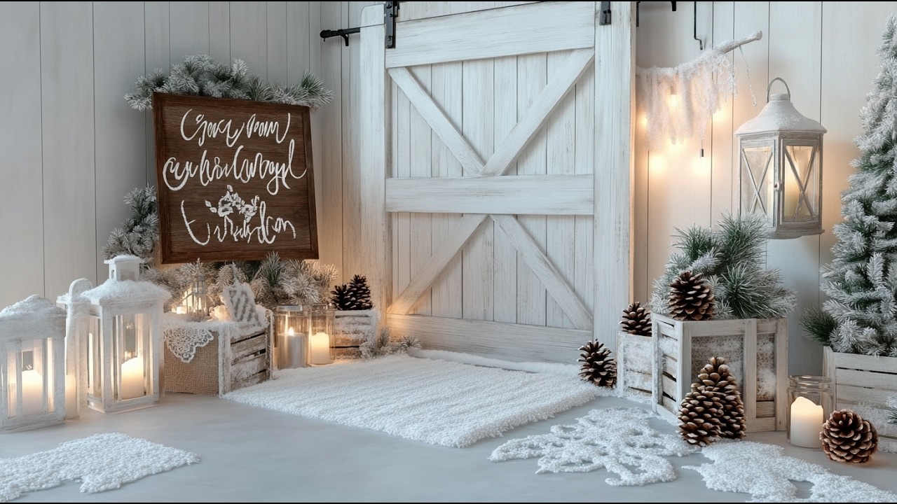 15 Non-Christmas Rustic Farmhouse Winter Wonderland Decor Ideas | Cozy ...