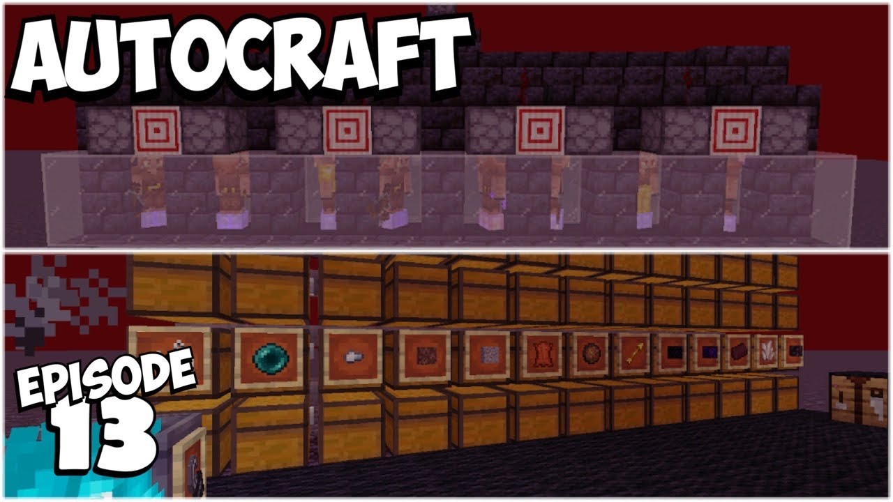 Best Bartering System? - Minecraft 1.16 AutoCraft SMP #13 - YouTube