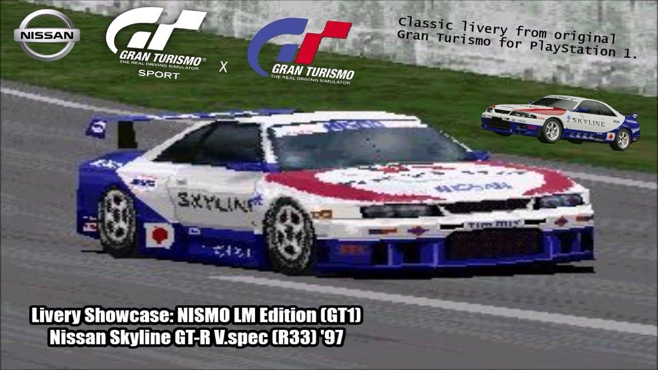 GT Sport - Livery Showcase: NISMO LM Edition (GT1) | Nissan Skyline GT ...