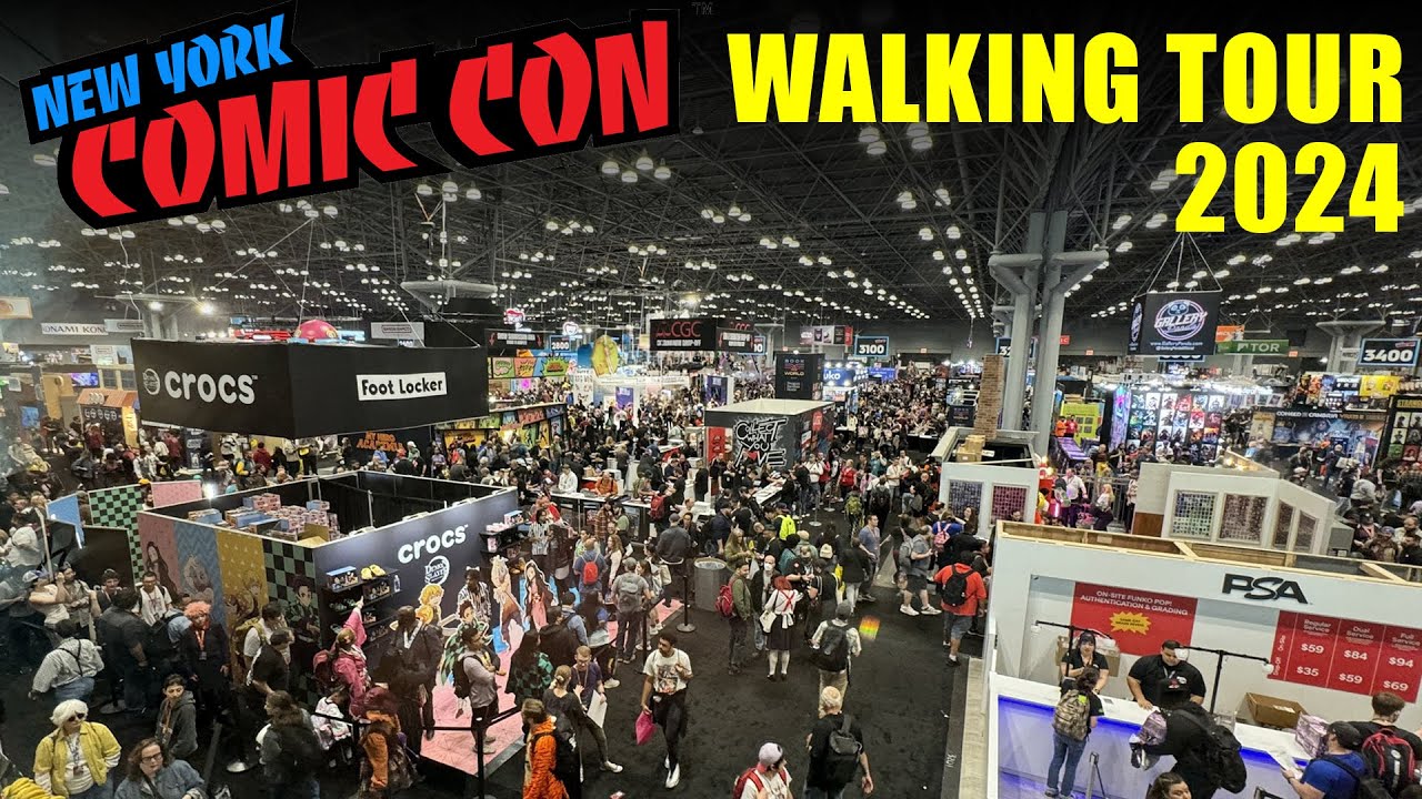 New York comic con 2024 -Show Floor Walkthrough - Full Tour - 4k - YouTube