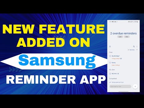 New Feature Added On Samsung Reminder App - YouTube