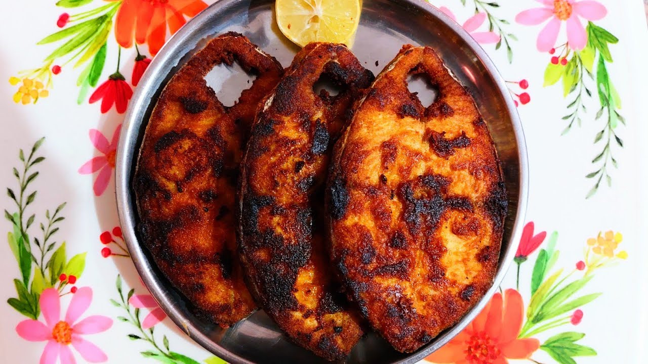 Vanjaram meen varuval recipe in tamil// Vanjaram fish fry// Nei meen ...
