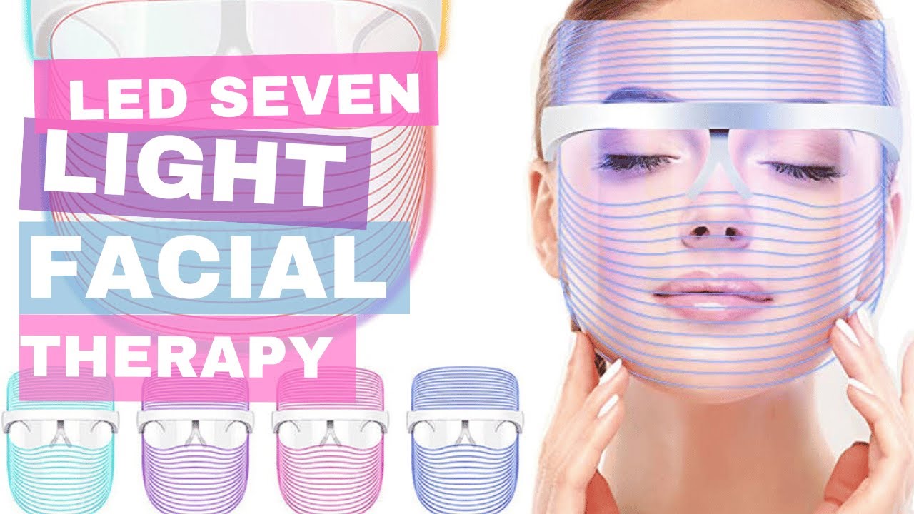 LED 7 LIGHT FACIAL THERAPY | Skincare Tools - YouTube