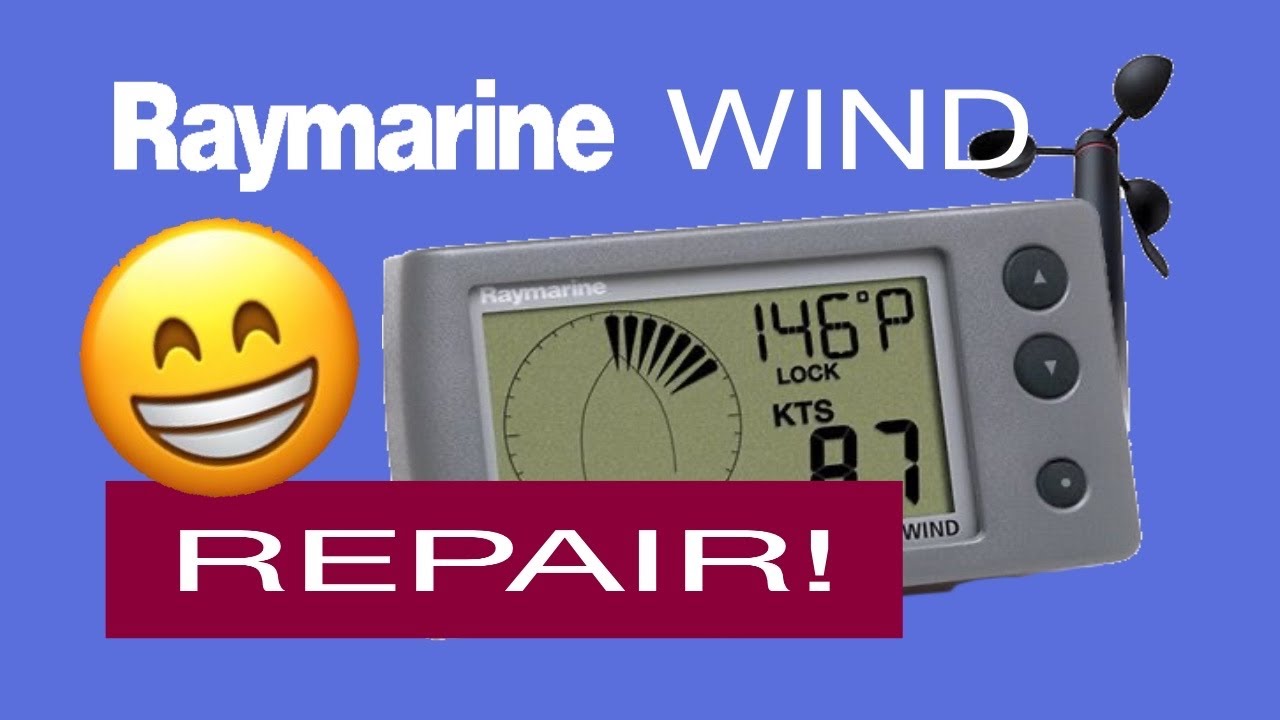 How to repair Raymarine ST40 Rotavecta wind transducer - YouTube