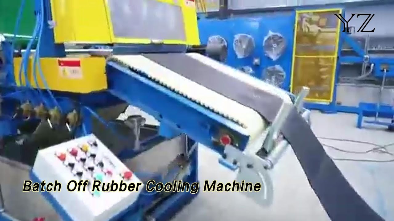 Electric Batch Off Rubber Cooling Machine 600mm Width Speed Adjustable ...