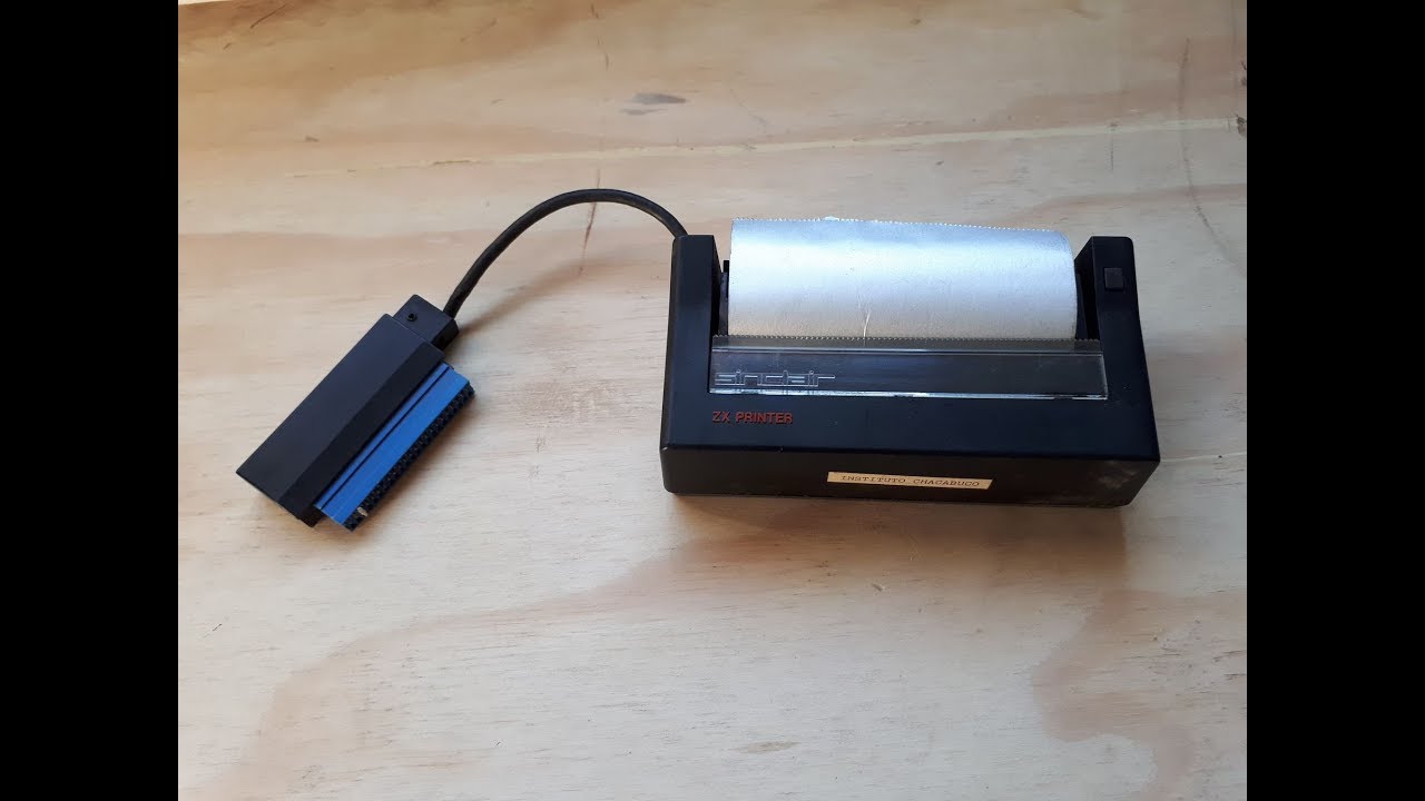 ¿Cómo imprime la impresora "ZX Printer" de Sinclair? - YouTube