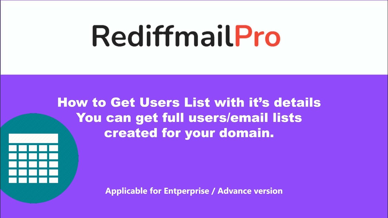 How to get Full User / Email List , with it's information - YouTube