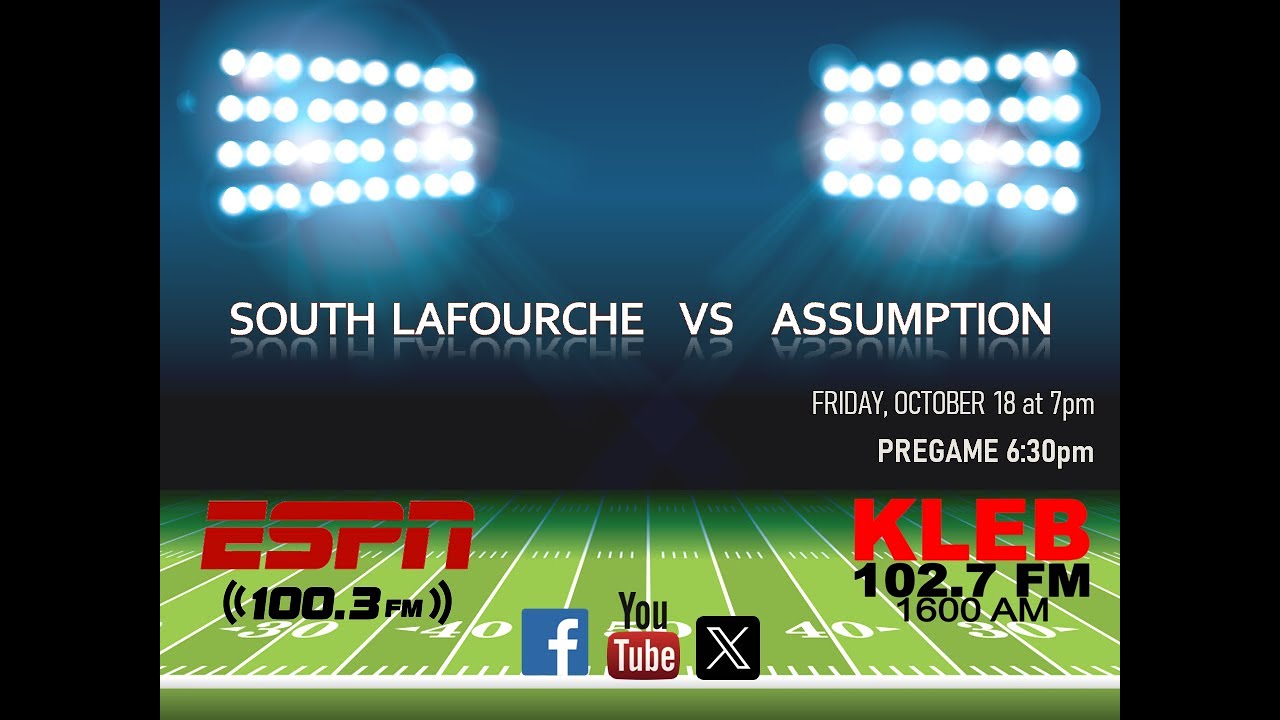 South Lafourche TARPONS vs Assumption MUSTANGS - YouTube