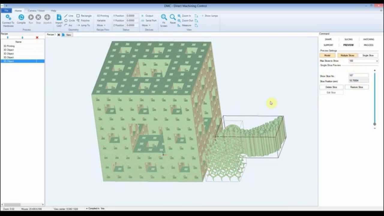 DMC: Prepare and print multiple STL models - YouTube