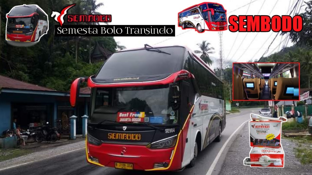 Trip Report Bus Mewah SEMBODO || Bus Sumatra Satu-Satunya Ada Pramugara ...