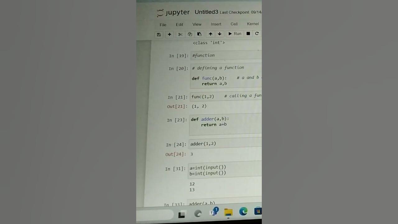 Notebook Jupiter Anaconda software python programming language basic structure of python. - YouTube