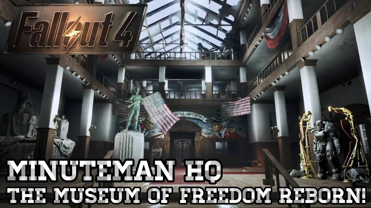 fallout4 MOD 自由博物館を建て直してみた 『Minuteman HQ - The Museum of Freedom Reborn ...