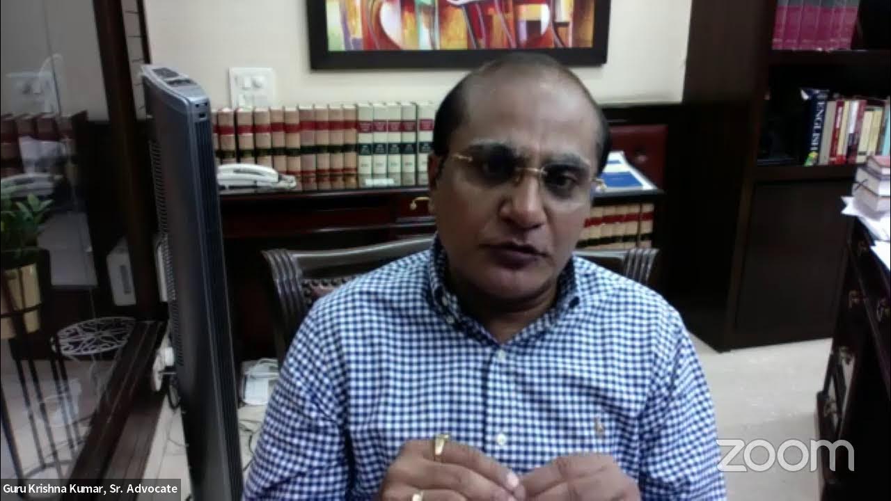 SCAORA Guest Lectures- AOR Exam, June 2024 - Mr. Guru Krishna Kumar, Senior Advocate - Ethics ...