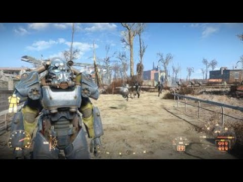 (Fallout 4 ) The race track (easy city downs ) - YouTube