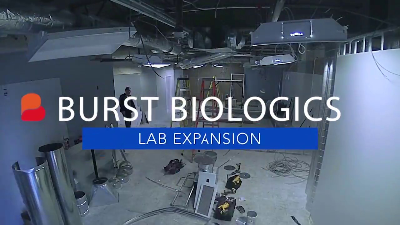Burst Biologics Lab Expansion - YouTube