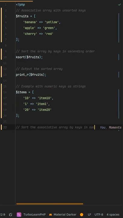 How can ksort() simplify key-based array sorting in php? unlock #php #secrets efficiently use ...