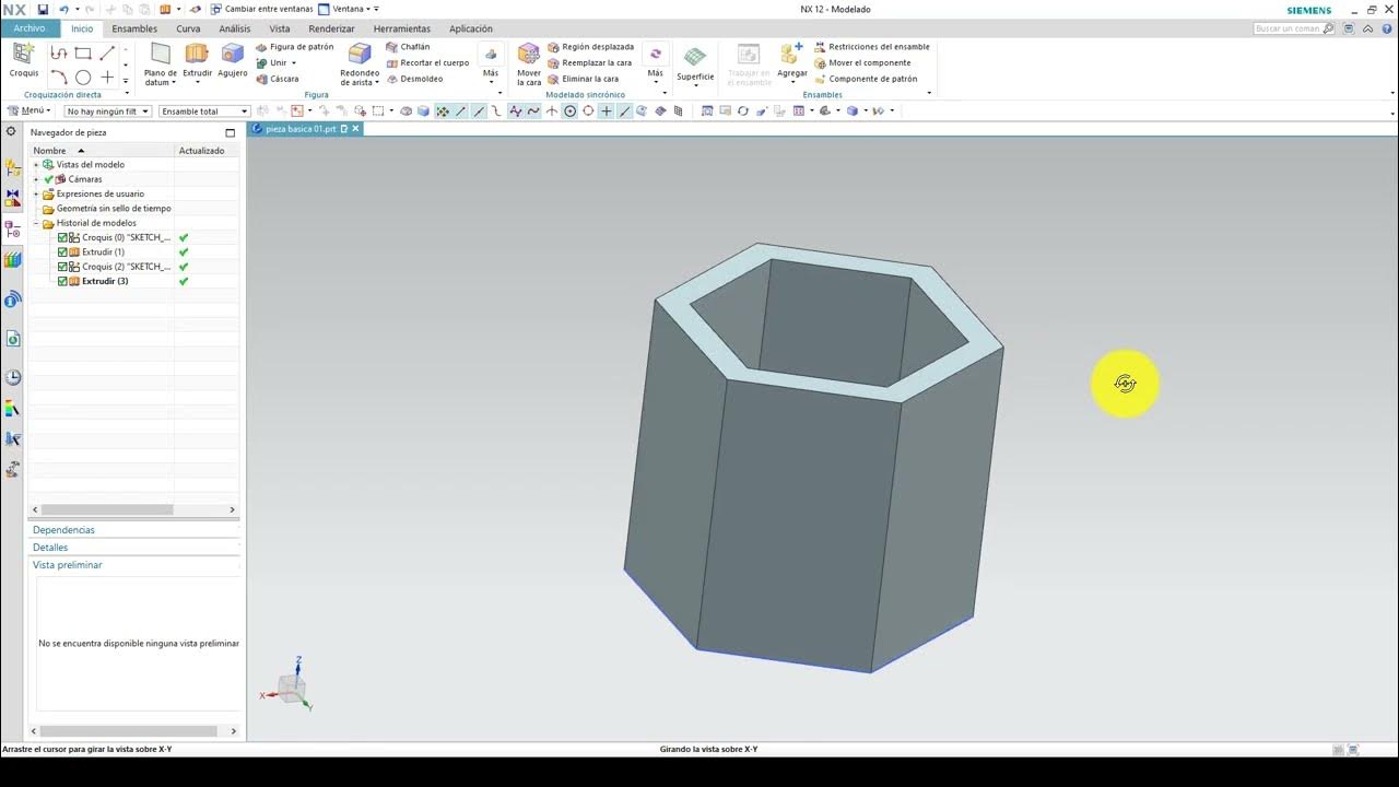 Tutorial Siemens Nx Exercise 01 Youtube
