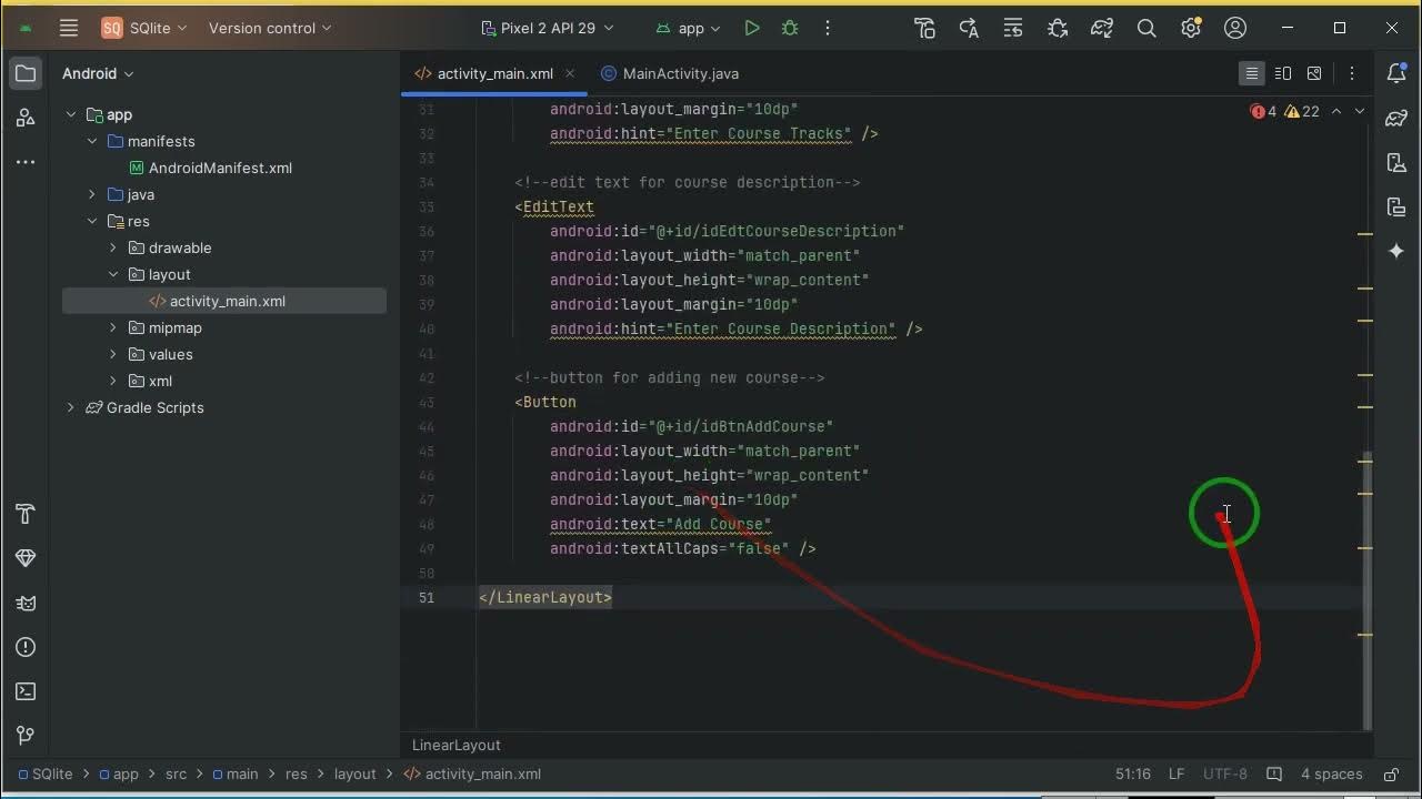 Add data in SQlite - YouTube