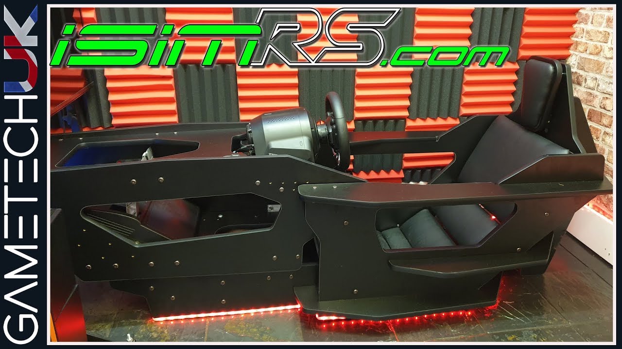 iSimRS F-Sim 2.0 F1 RACING RIG build video - YouTube