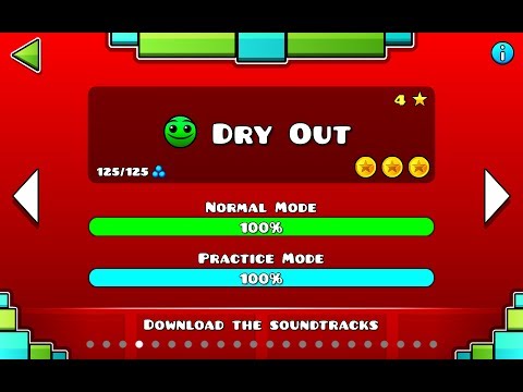 Geometry Dash - Dry Out 100% (All Coins)