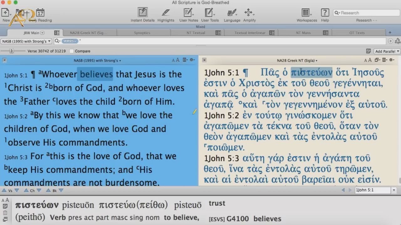 Exegesis of 1 John 5:1 | Dr. James White - YouTube