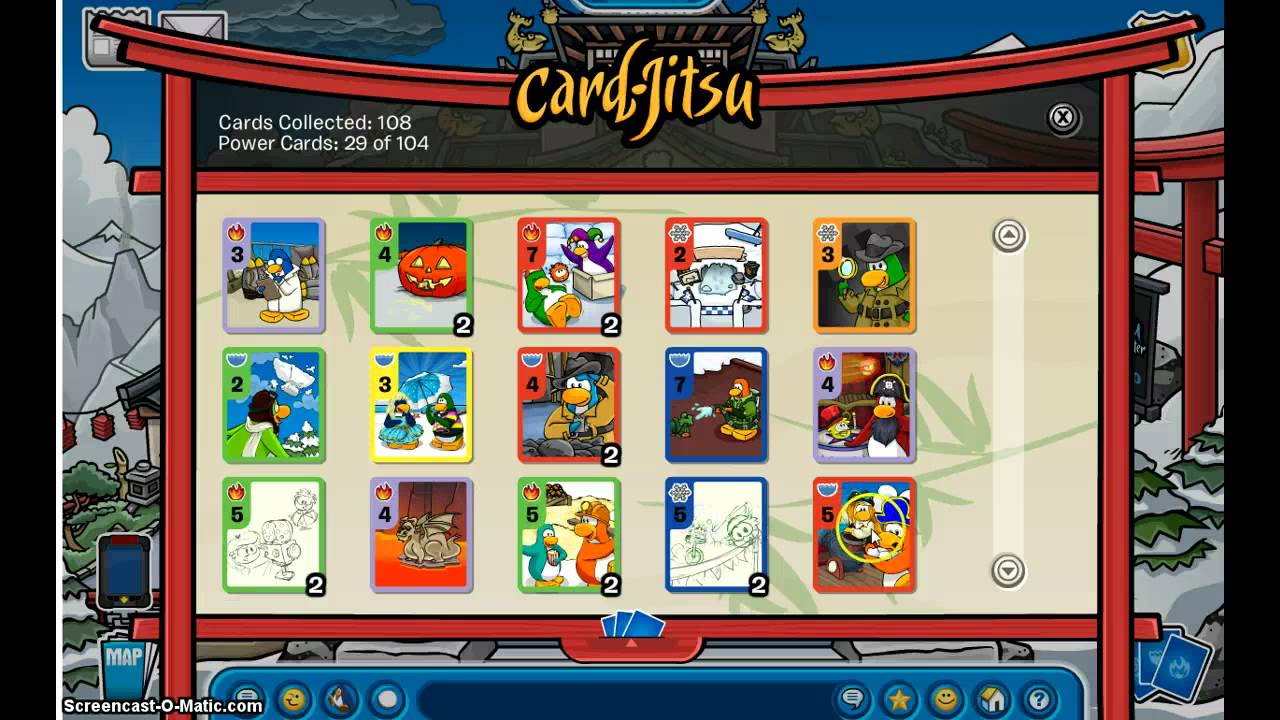 My card jitsu cards - YouTube