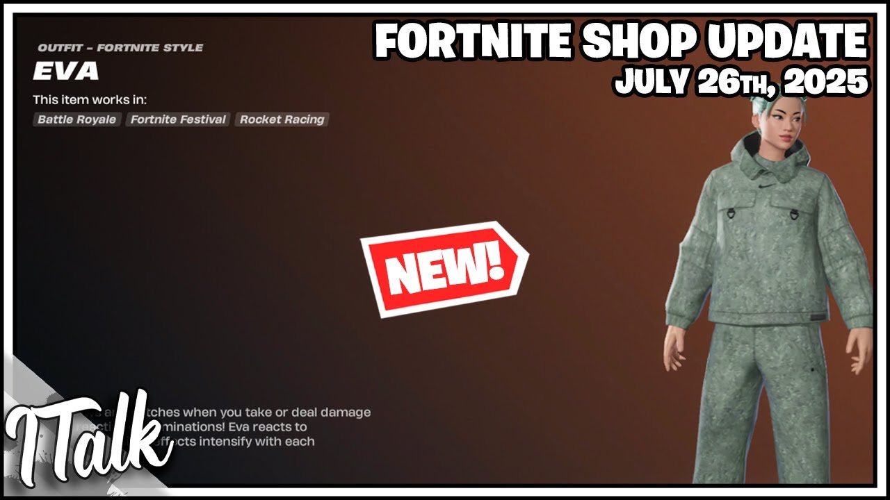 Fortnite Shop *NEW* EVA & ROVE NIKE SKINS! [July 26th, 2025] (Fortnite ...