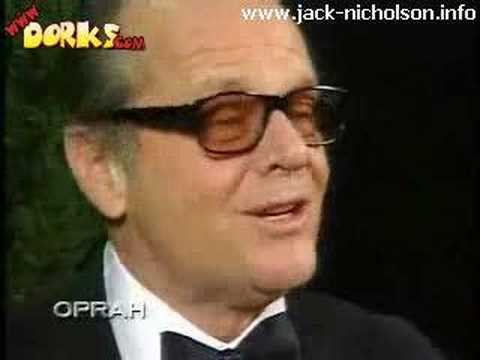 Jack Nicholson red carpet interview 78th Oscar Ceremony - YouTube