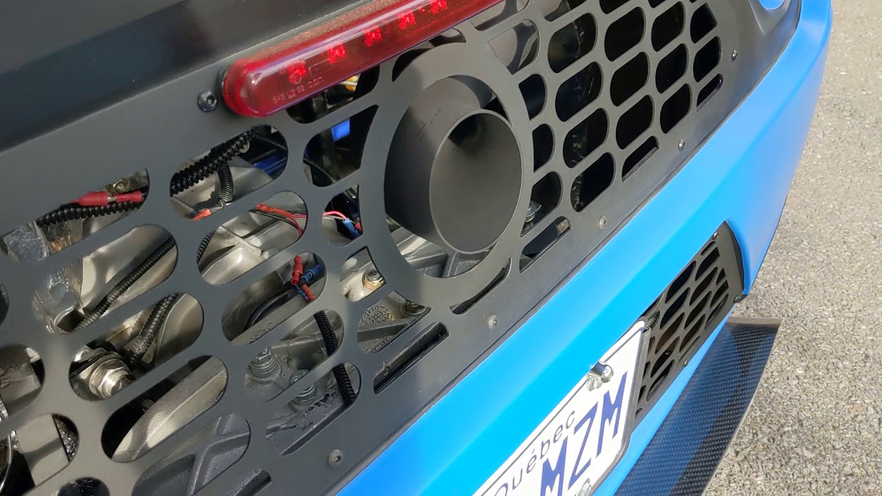 Flowmaster DBX super short idle sound on VR6 Turbo - YouTube