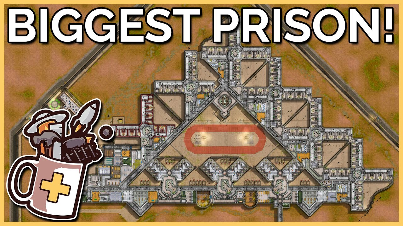 Escaping from Huge Real World Design! | Prison Architect - Escapes - YouTube