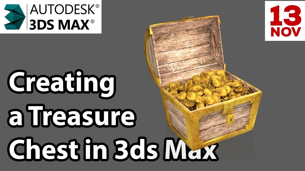 Modeling a Treasure Chest in 3ds Max - YouTube