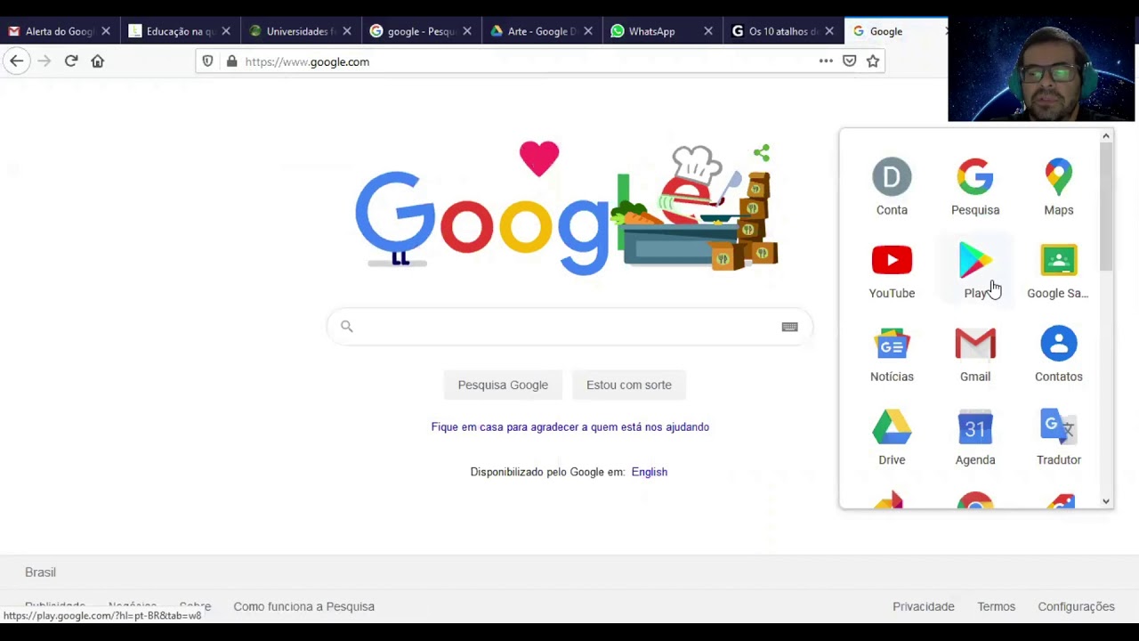 Video 1 Como fazer Login Google Sala de Aula - YouTube