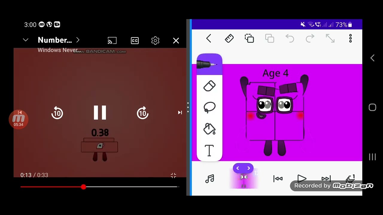 Numberblocks Band But Flipaclip Sound - YouTube