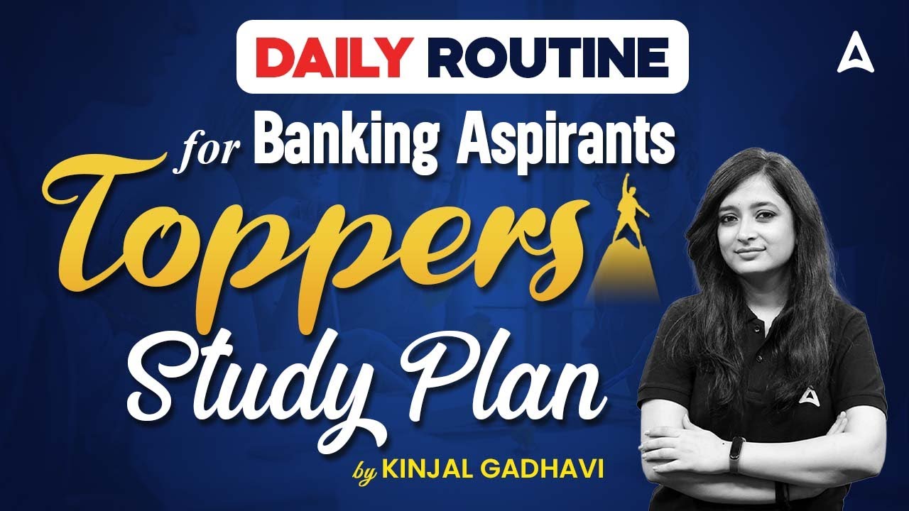 Daily Routine for Banking Aspirants | Toppers Study Plan - YouTube