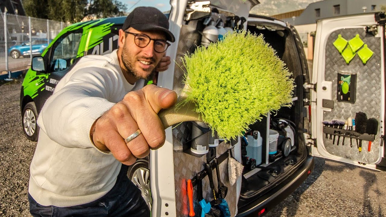 COMMENT J'AI AMÉNAGÉ MON VAN DE DETAILING : Mon Setup Complet - YouTube