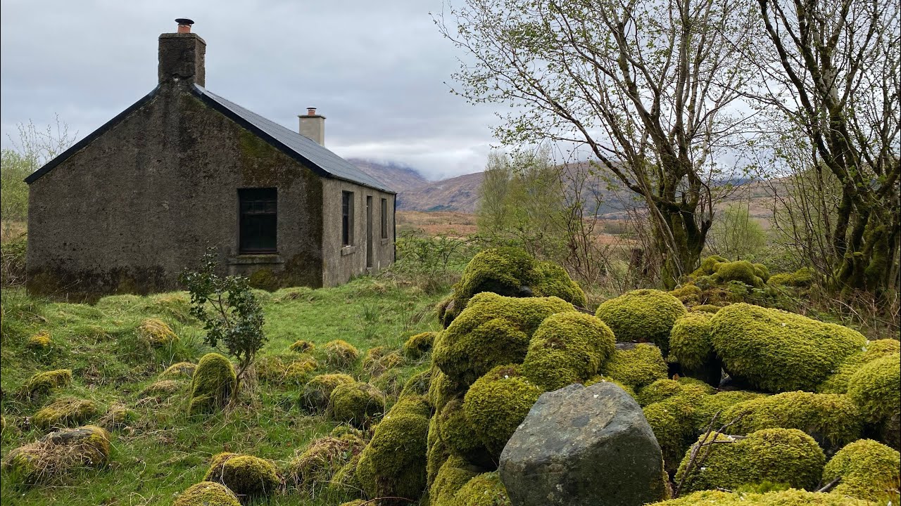 Cadderlie Bothy, Argyll , Scotland from Bonawe Quarry.Loch Etive # ...