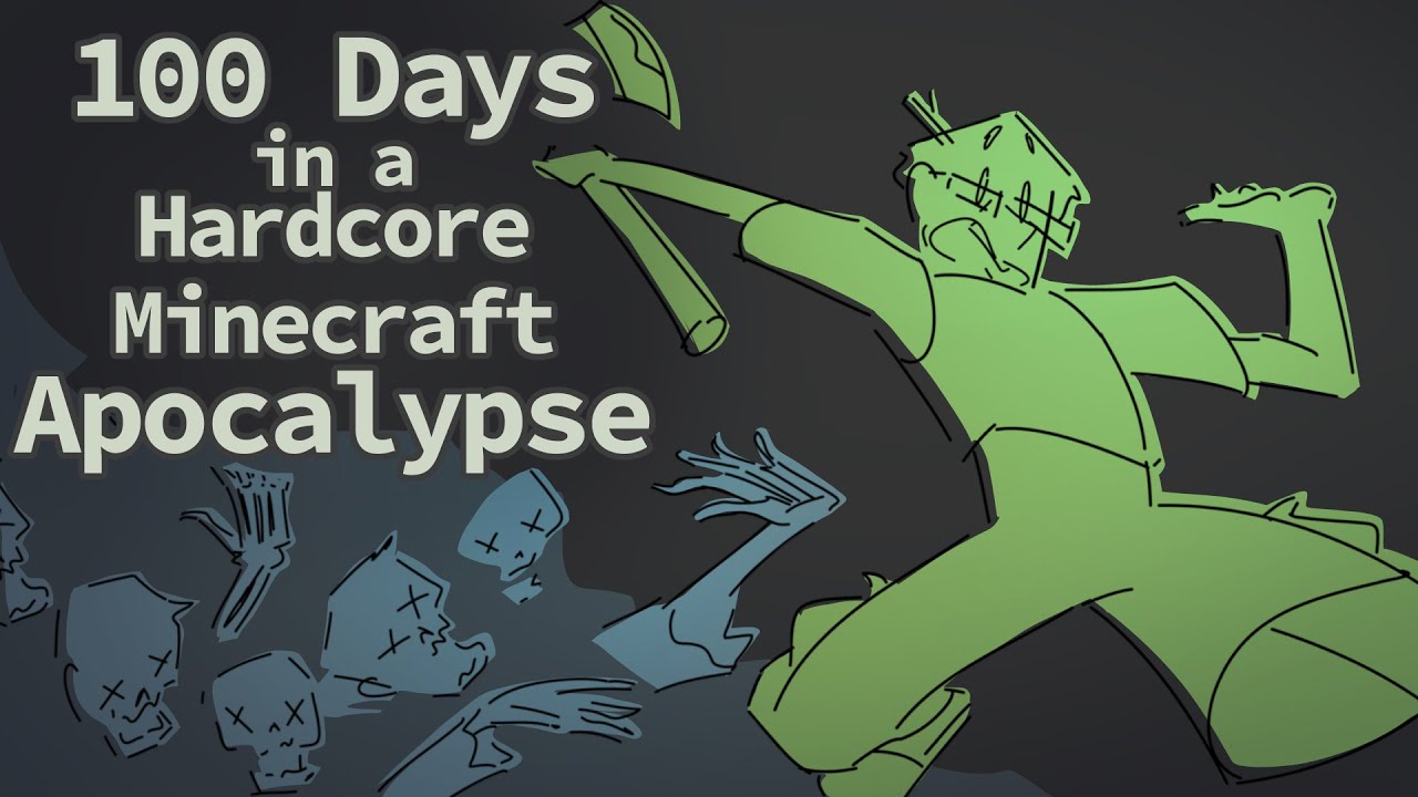 100 Days in a Hardcore Minecraft Apocalypse ️ Slimecicle Animatic - YouTube